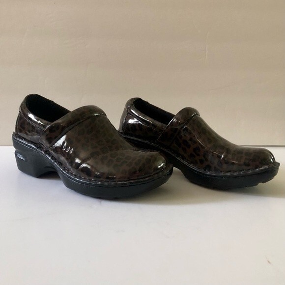 boc | Shoes | Boc Born Concept Peggy Leopard Print Clogs Size 75 | Poshmark